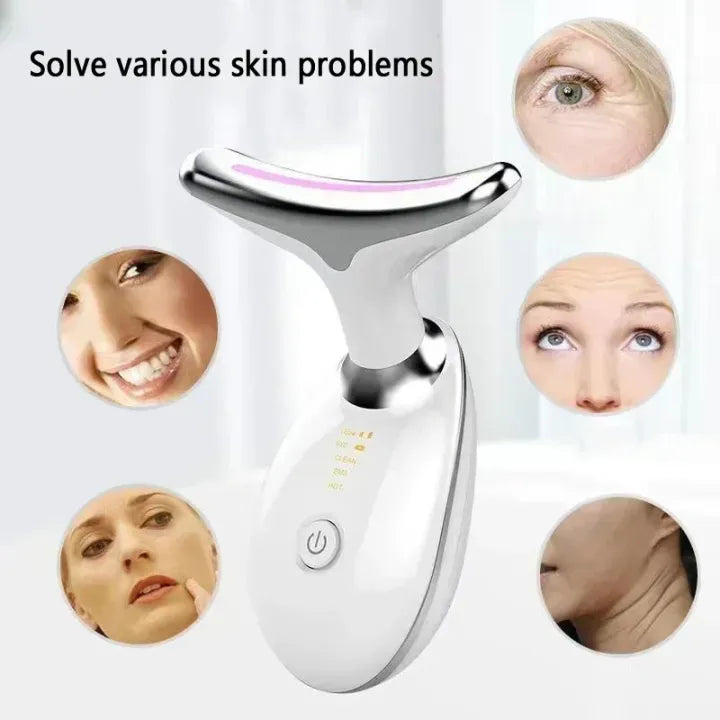 3 Speed Neck & Face Lifting & Firming Beauty Massage Machine_ Wrinkle ...